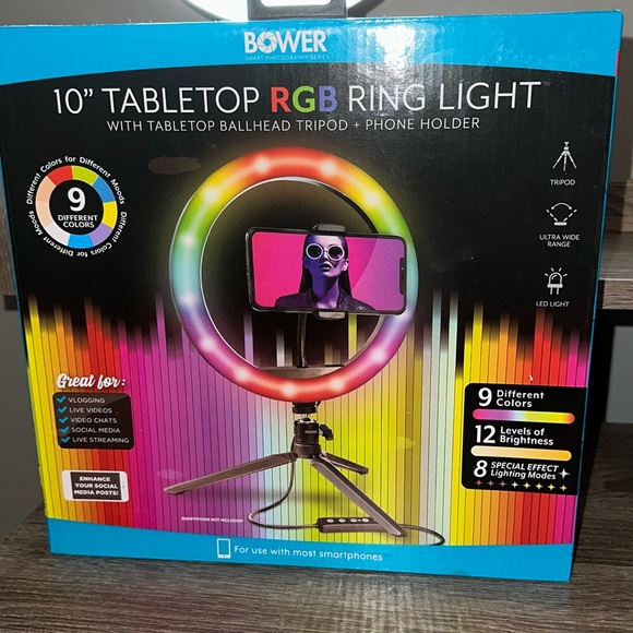 Bower | Other | Tabletop Rgb Ring Light | Poshmark